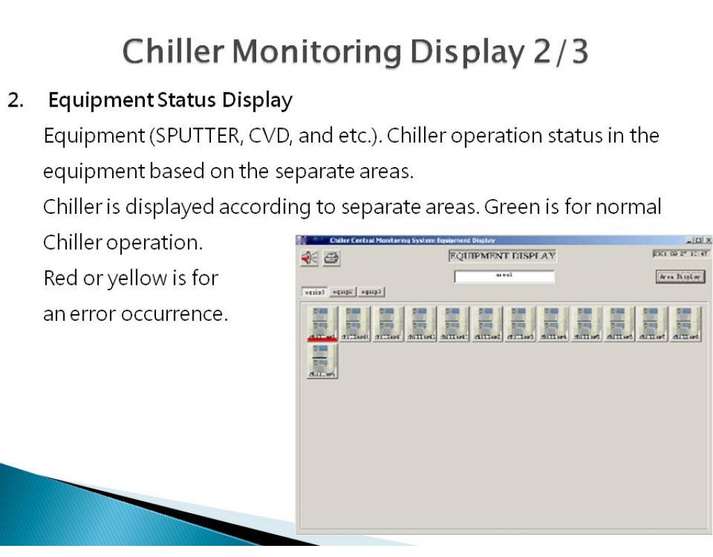 Chiller Central Monitoring System (CMS)